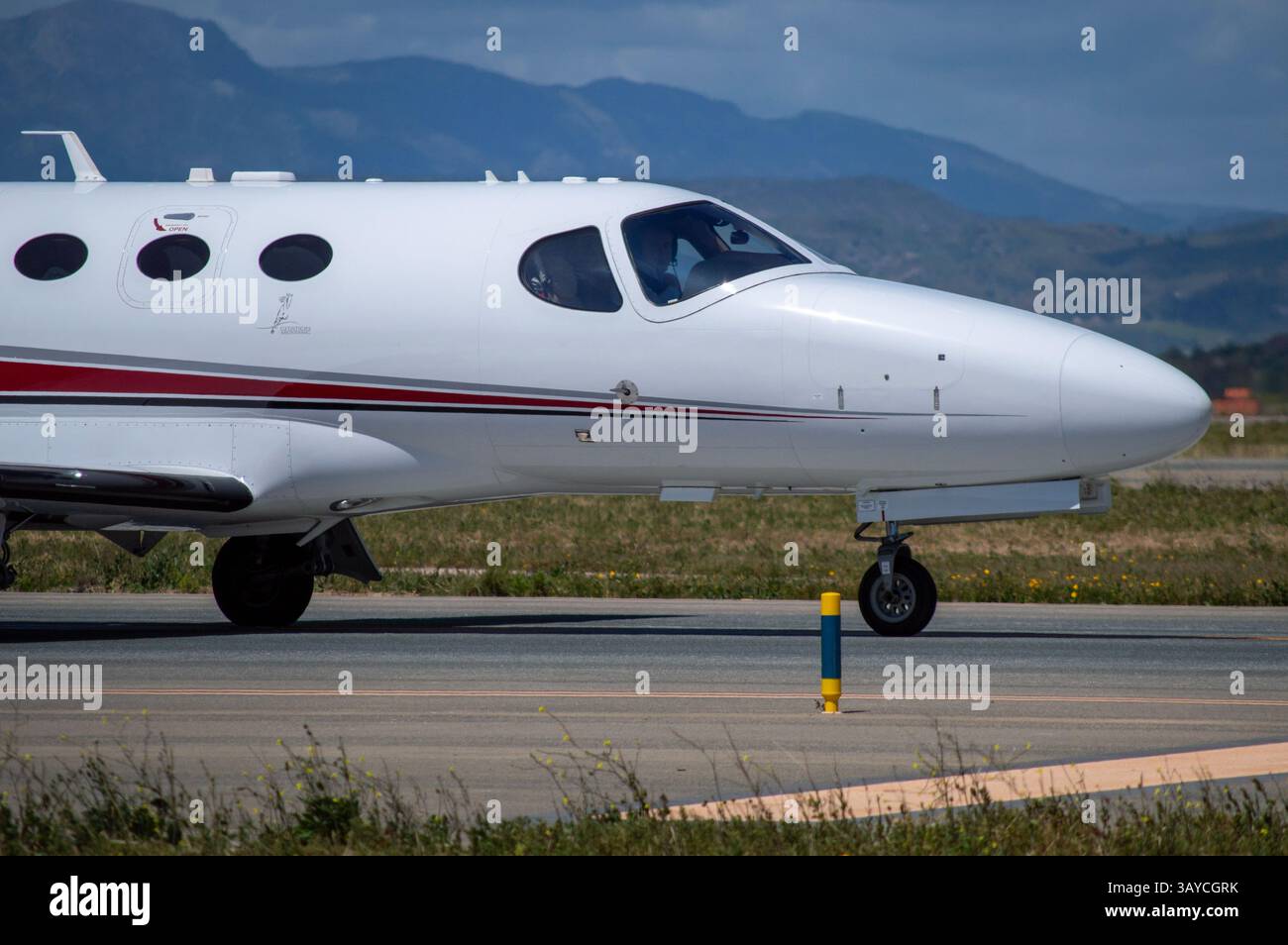 Cessna Citation Mustang private jet at Malaga Airport Stock Photo - Alamy
