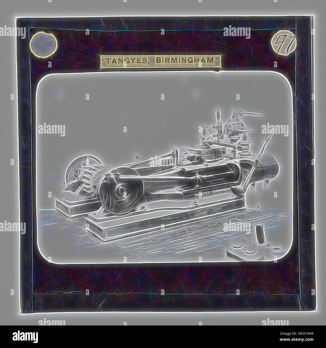 A vintage steam engine model, prominently displayed, showcases ...