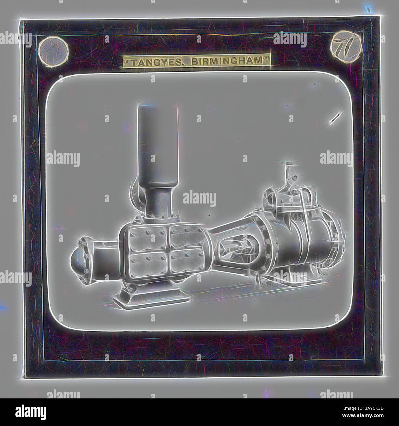 An intricately designed steam engine, showcasing detailed machinery ...