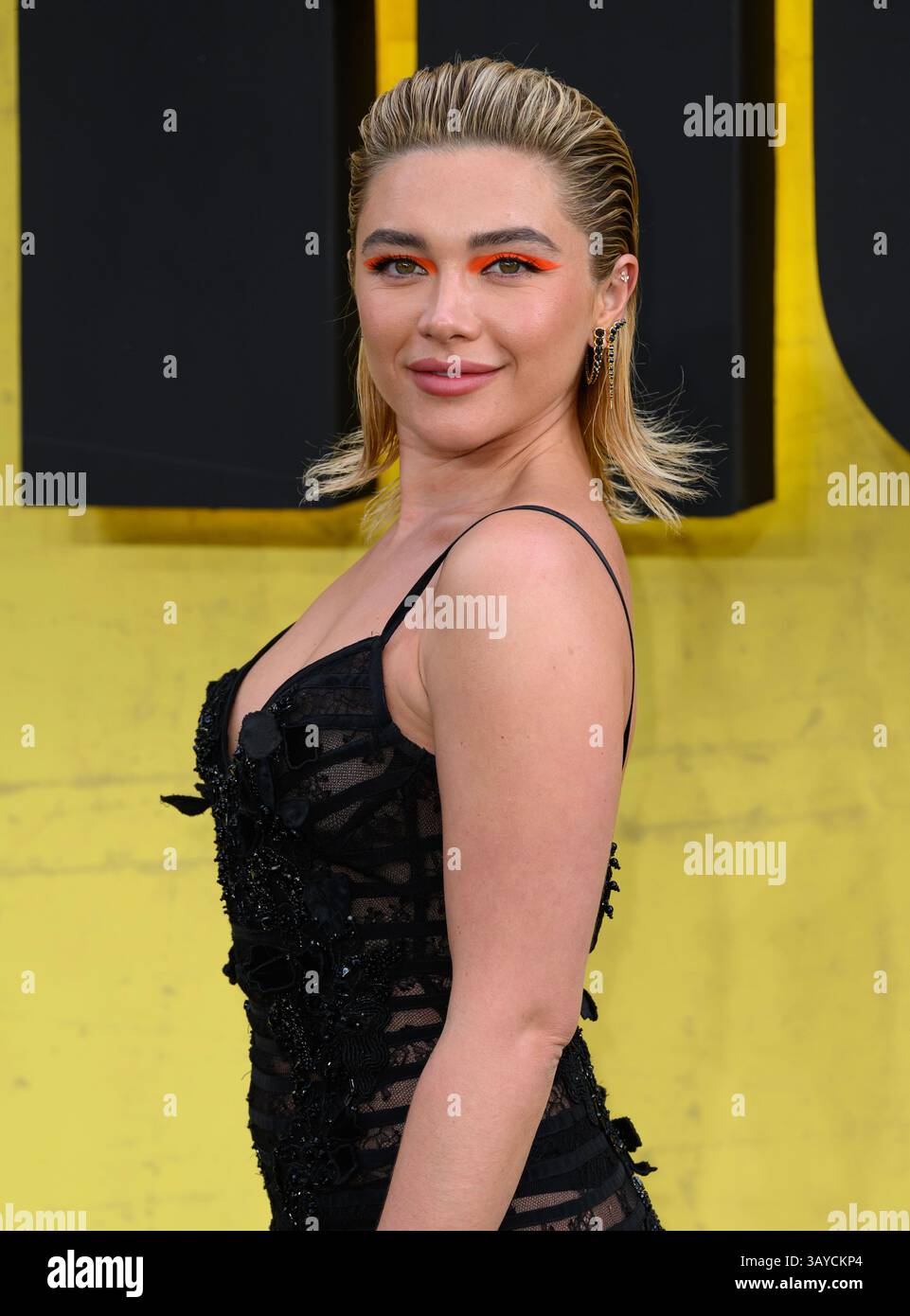 London, UK. April 22nd, 2025. Florence Pugh arriving at the ...