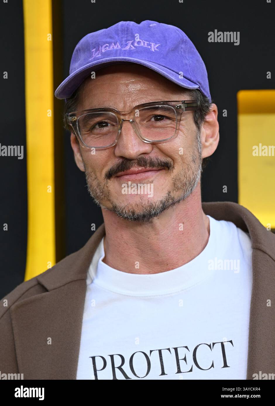 London, UK. April 22nd, 2025. Pedro Pascal arriving at the Thunderbolts ...