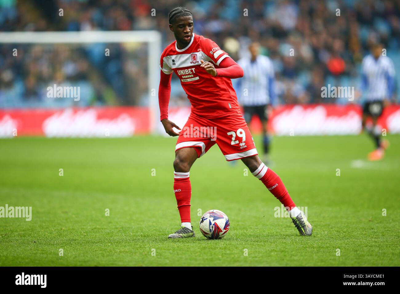 Hillsborough Stadium, Sheffield, England - 21st April 2025 Samuel Iling-Junior (29) of ...