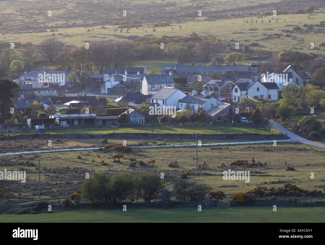 Minions Village on Bodmin Moor Stock Photo - Alamy