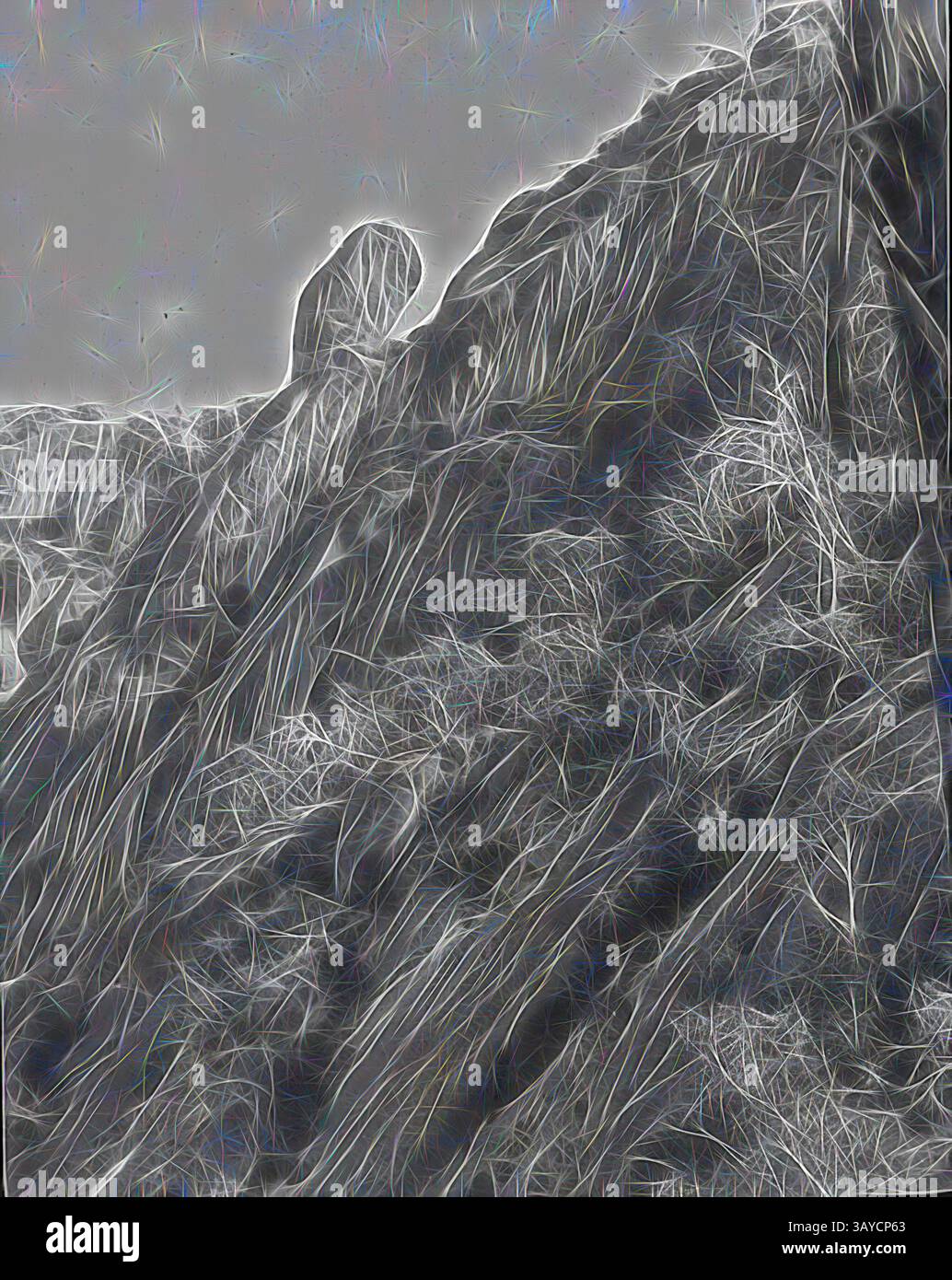 Rugged landscape showcases jagged hi-res stock photography and images ...