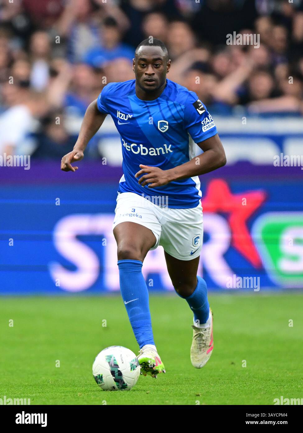 GENK - Mujaid Sadick of KRC Genk during the playoffs for the ...