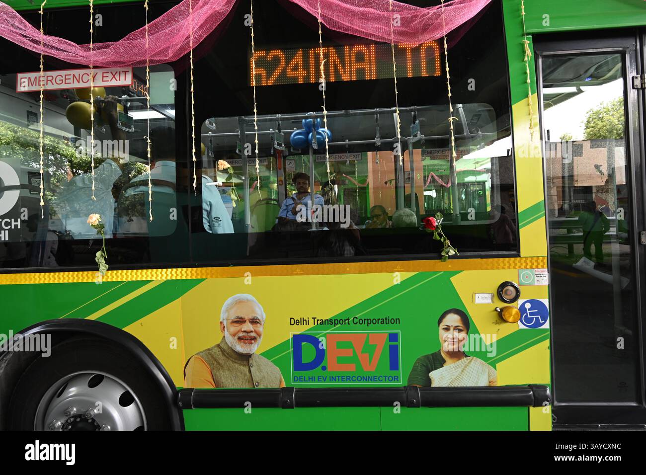 New Delhi, India. 22nd Apr, 2025. NEW DELHI, INDIA - APRIL 22: A fleet ...