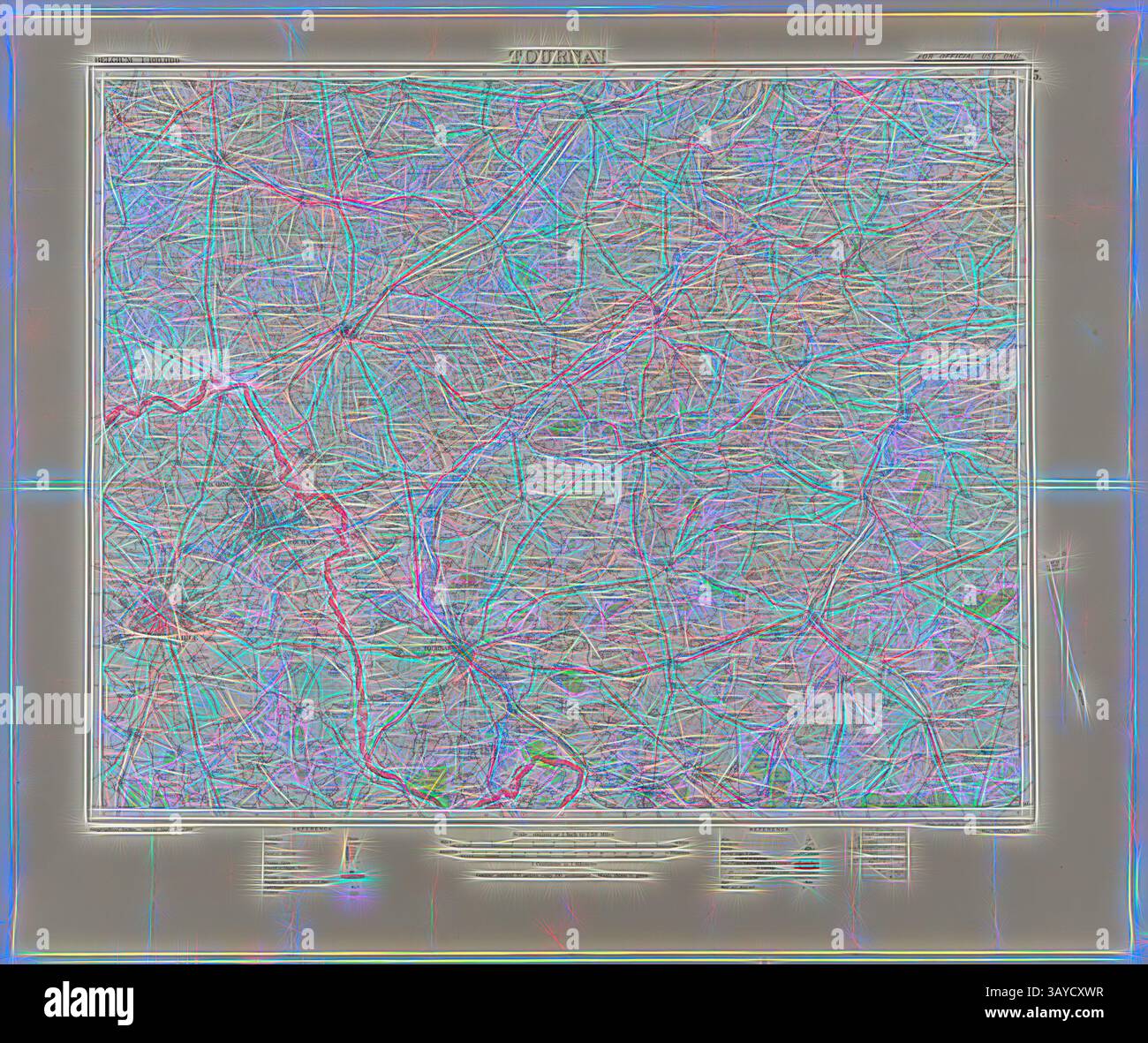 Chaotic layout of routes hi-res stock photography and images - Alamy