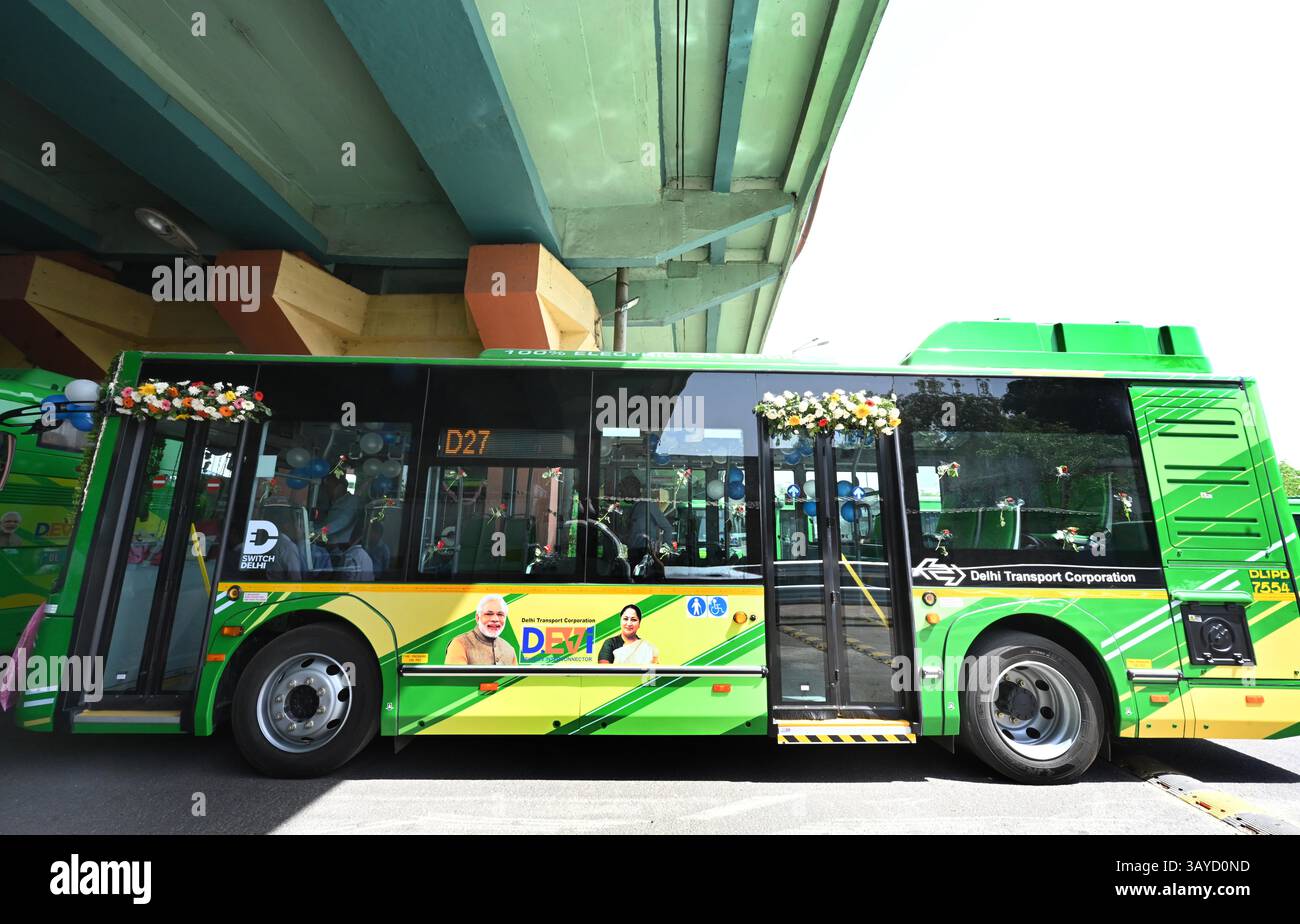 New Delhi, India. 22nd Apr, 2025. NEW DELHI, INDIA - APRIL 22: A fleet ...