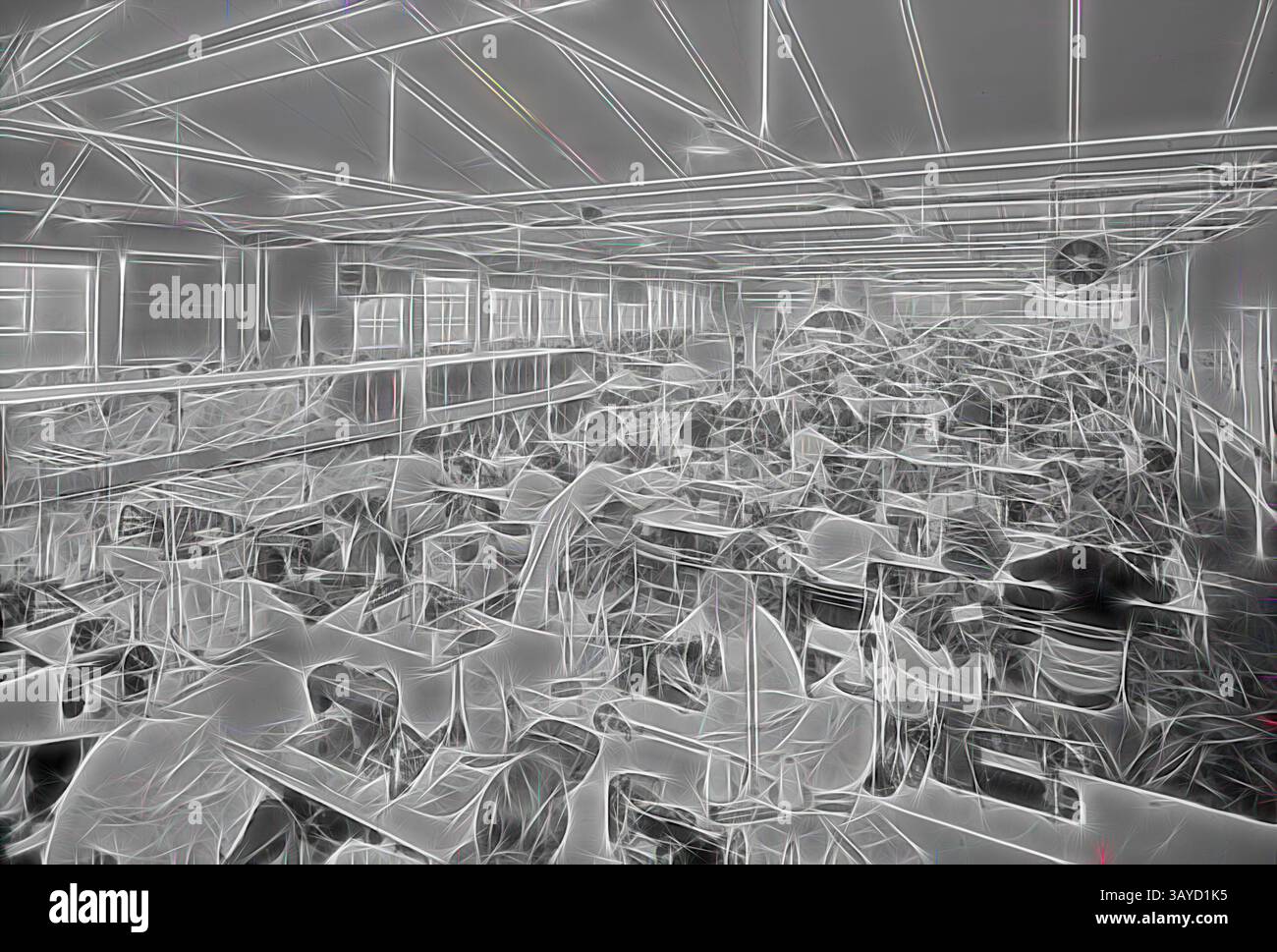 1950s classroom hi-res stock photography and images - Alamy