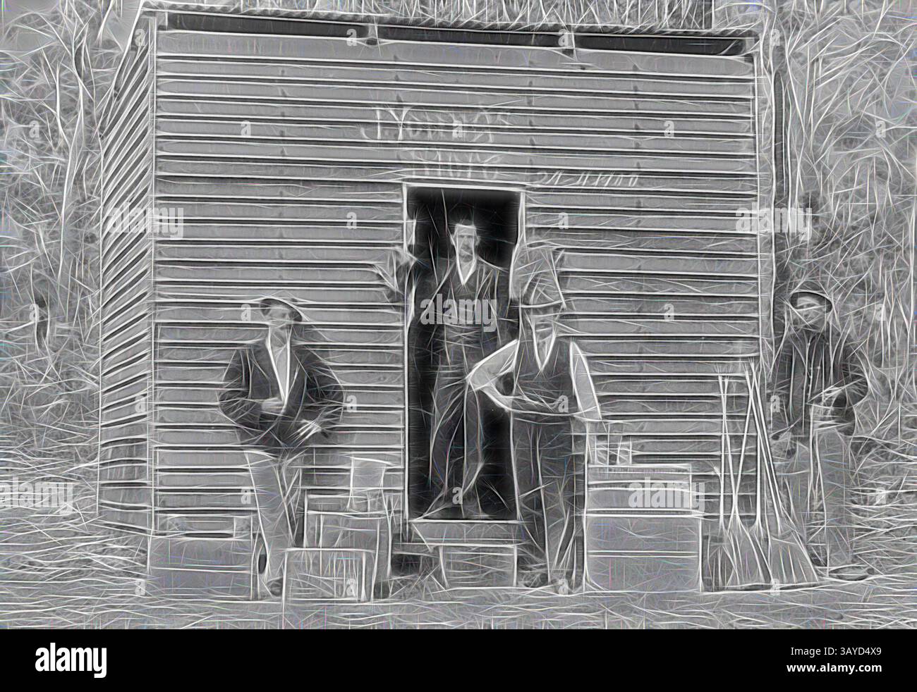 Four men standing outside j hi-res stock photography and images - Alamy