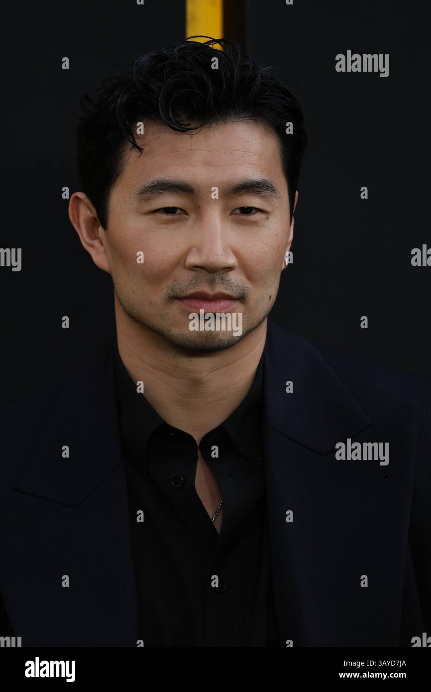 LONDON, ENGLAND - APRIL 22 2025: Simu Liu attends the European Premiere ...
