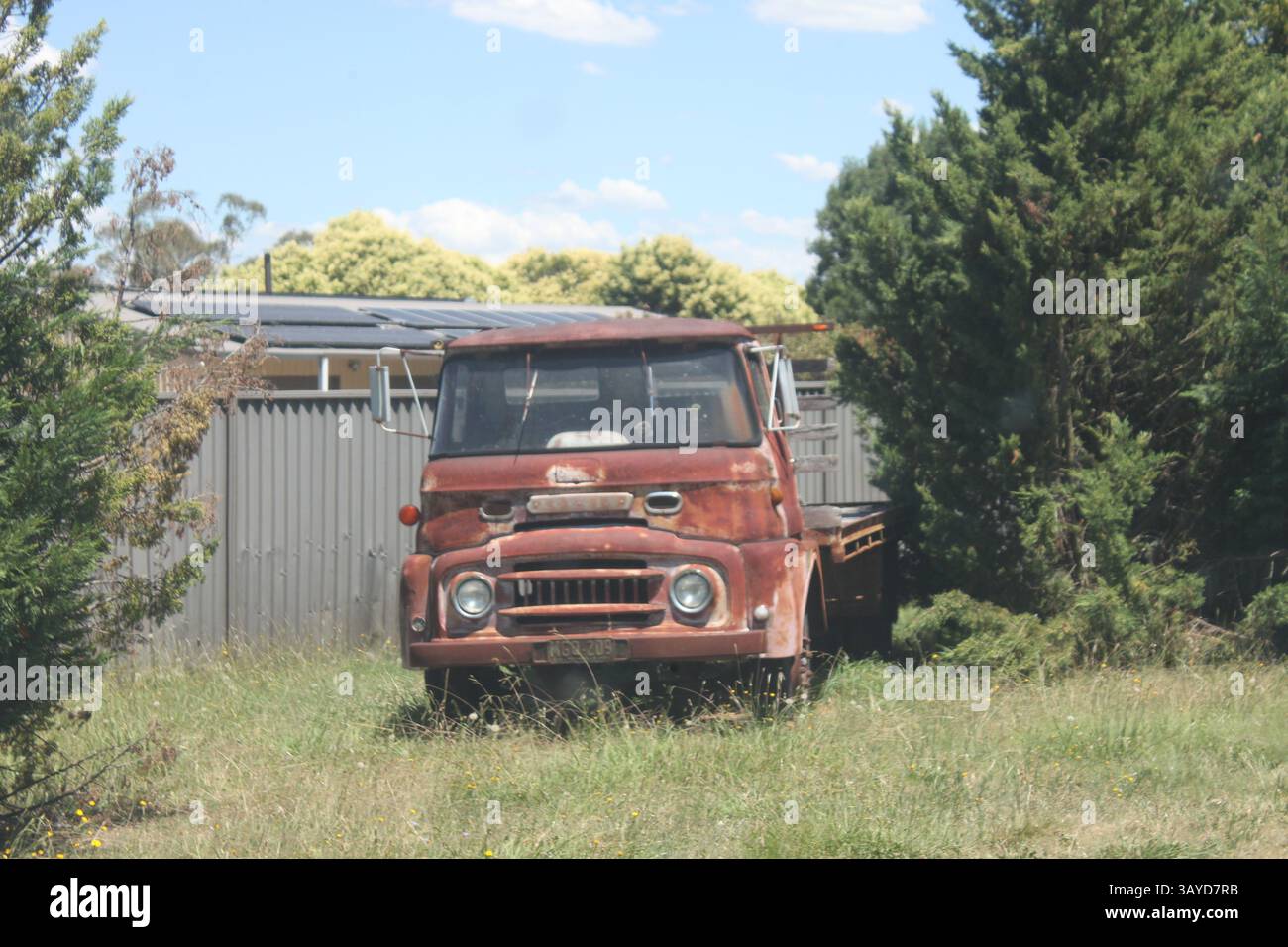 Old Classic Australian trucks Stock Photo - Alamy