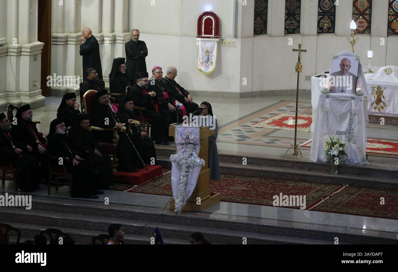 Reactions to Pope Francis death in Egypt Egyptian Coptic Catholics ...