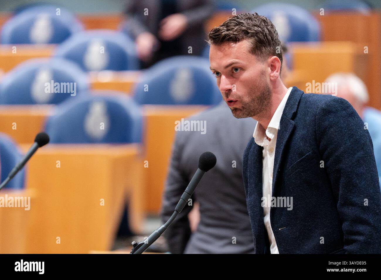 DEN HAAG, NETHERLANDS - APRIL 22: Martin Oostenbrink (BBB) during the ...