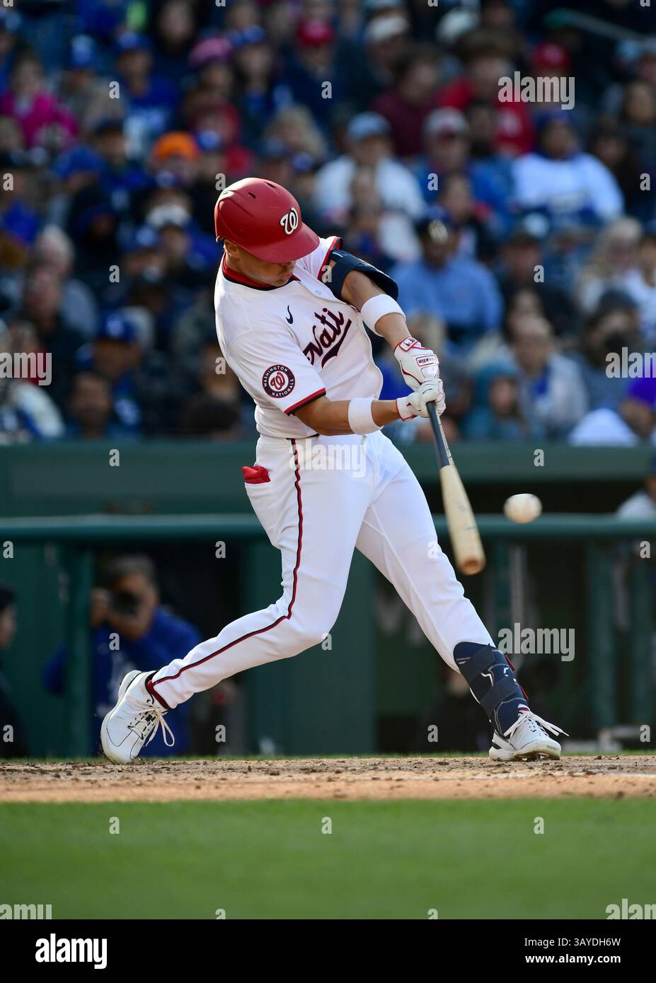 WASHINGTON, DC - APRIL 09: Nationals right fielder Alex Call (17 ...
