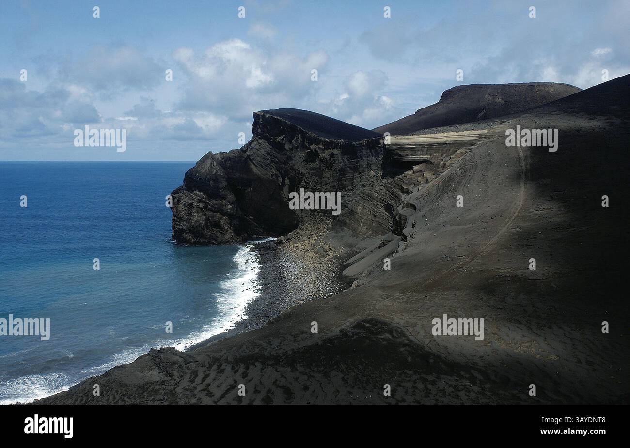 Faial Island volcano and shore Stock Photo - Alamy