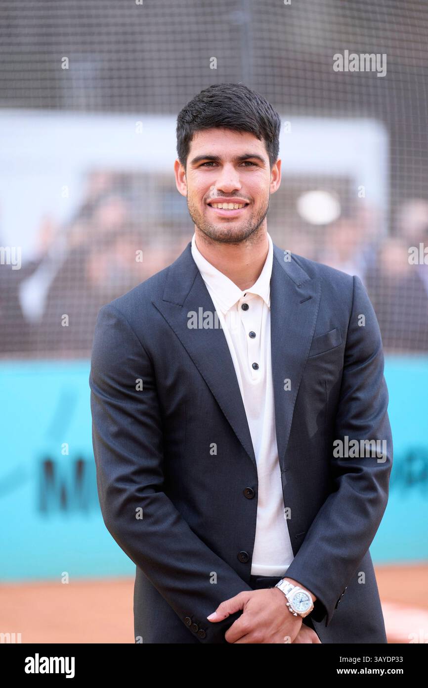 Madrid. Spain. 20250422, Carlos Alcaraz attends Carlos Alcaraz: A mi manera' Premiere at Torre ...