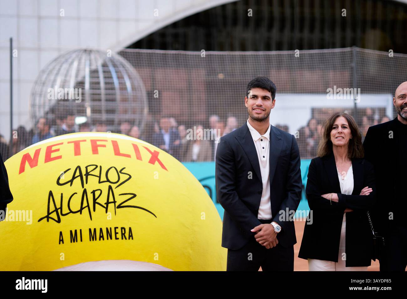 Madrid. Spain. 20250422, Carlos Alcaraz attends Carlos Alcaraz: A mi manera' Premiere at Torre ...