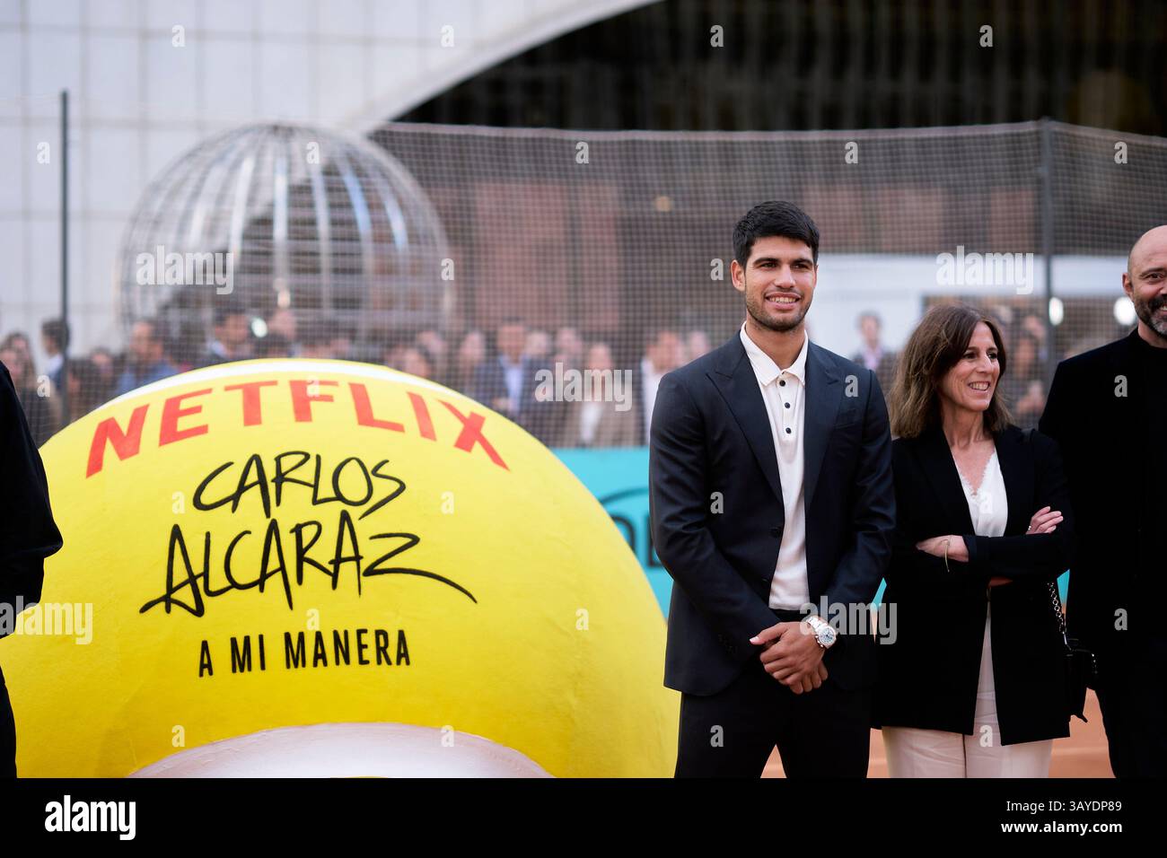 Madrid. Spain. 20250422, Carlos Alcaraz attends Carlos Alcaraz: A mi manera' Premiere at Torre ...