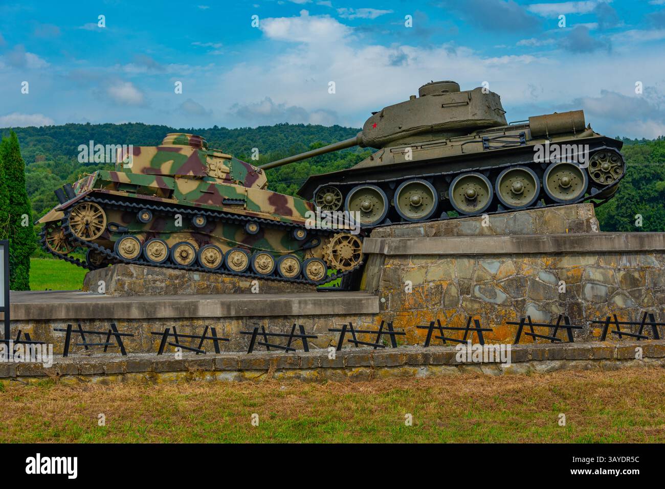 Battle of Dukla Pass Monument at Svidnik, Slovakia.IMAGE Stock Photo ...