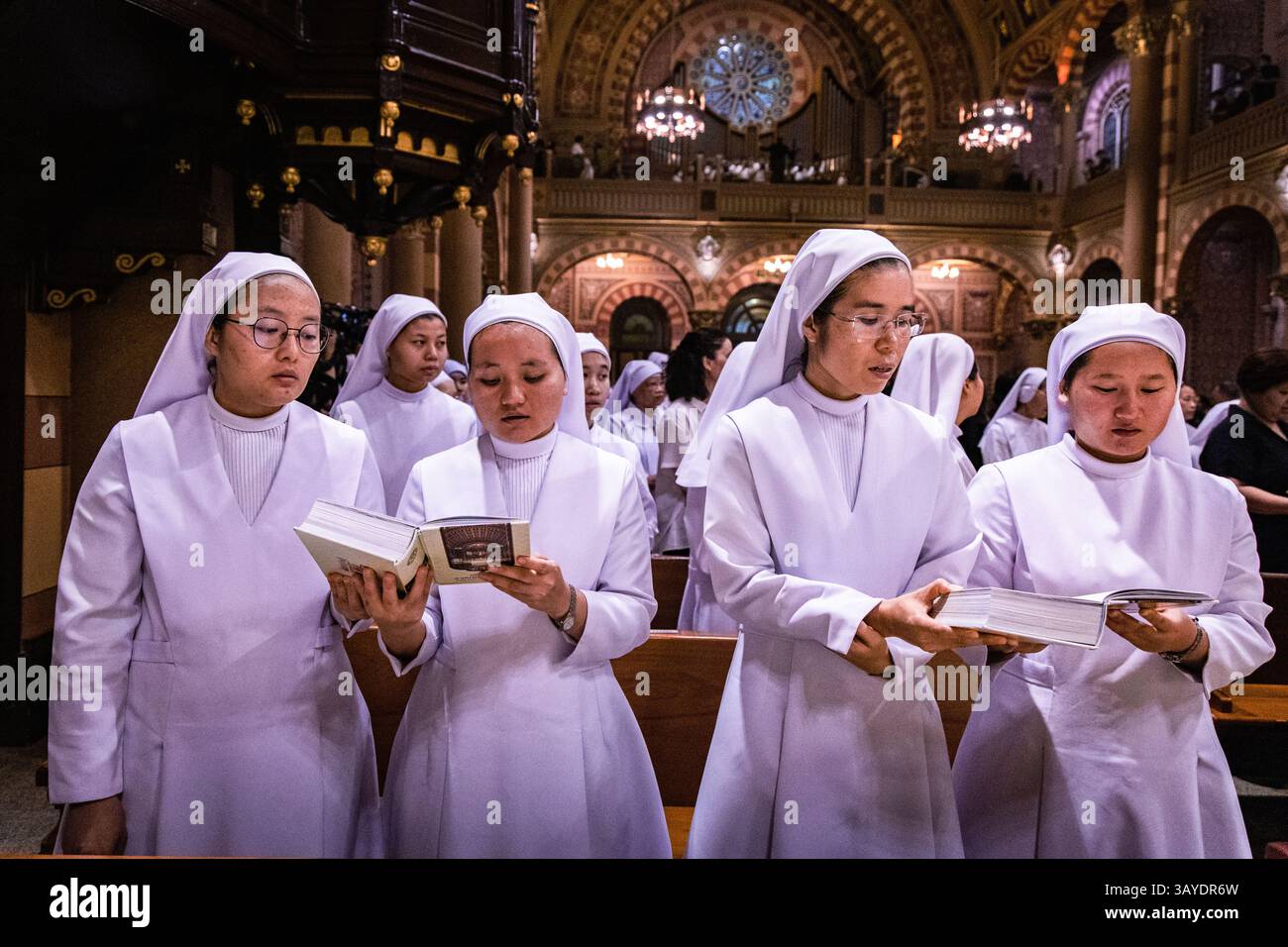 Bangkok, Bangkok, Thailand. 22nd Apr, 2025. April 22, 2025, Bangkok, Thailand, Thai Catholic ...