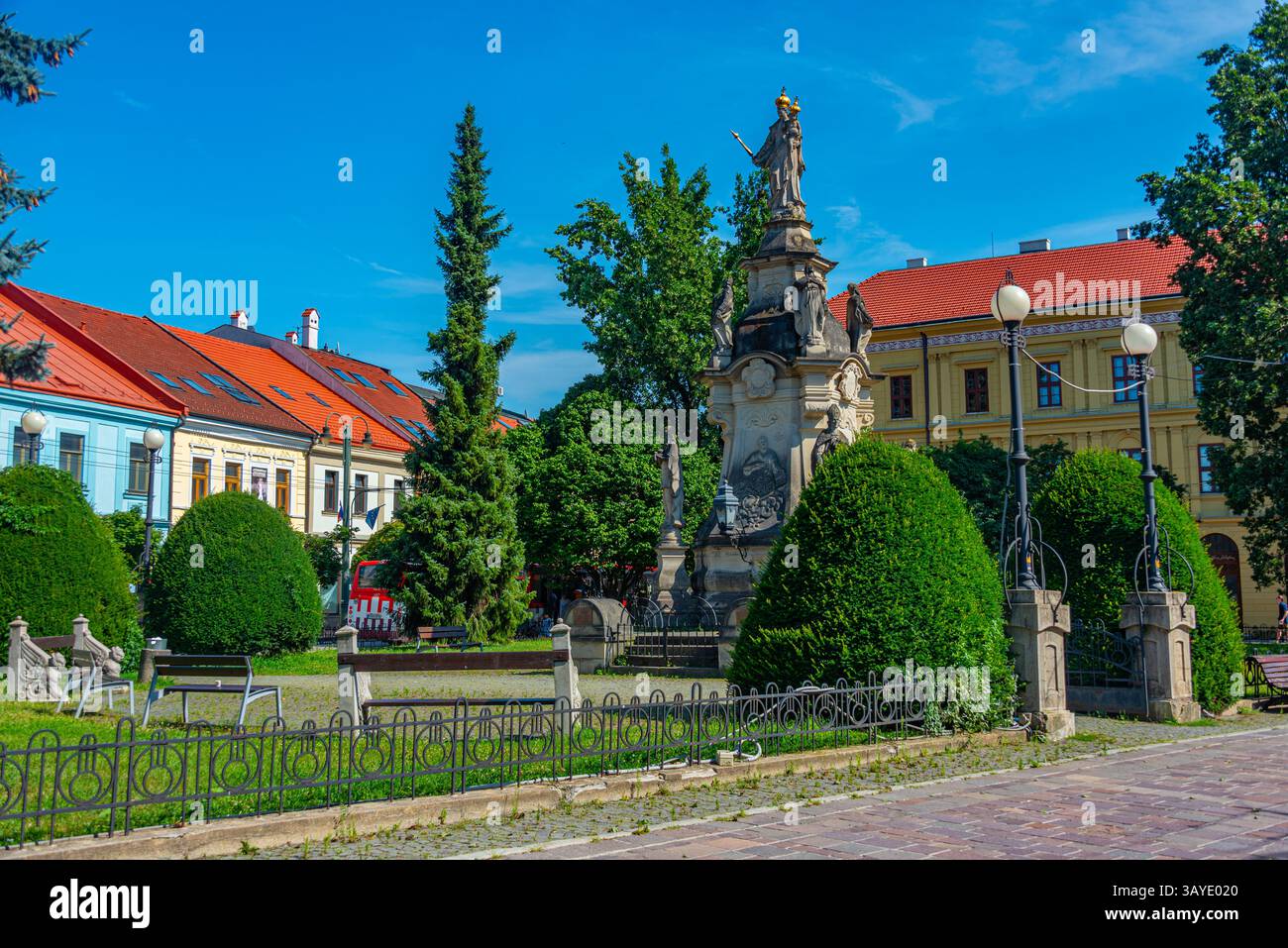 Immaculata sculpture in Presov, SlovakiaIMAGE Stock Photo - Alamy