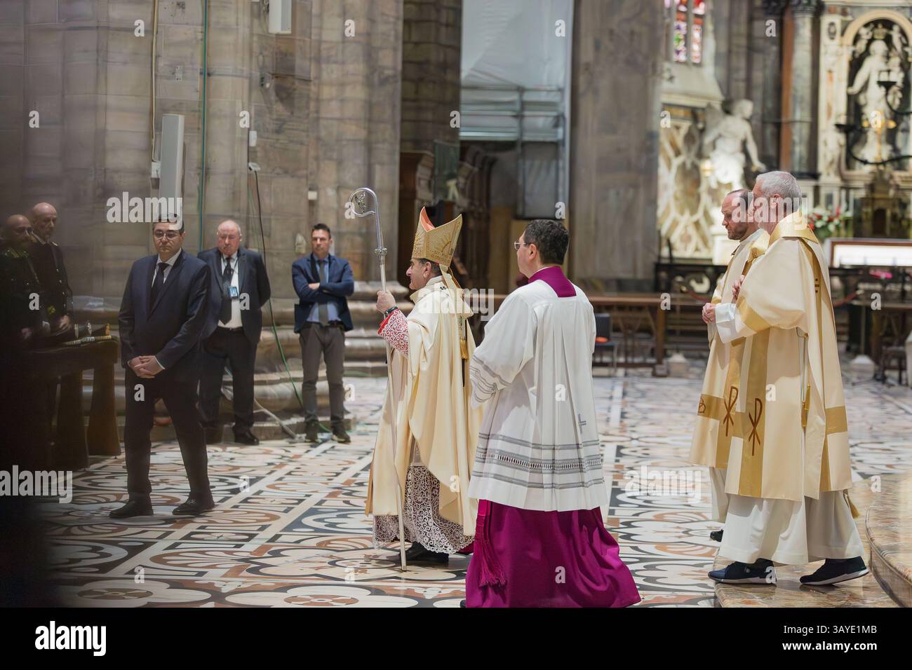 Milan, Italy. 22nd Apr, 2025. Cattedrale, Piazza Duomo, Milan, Italy ...