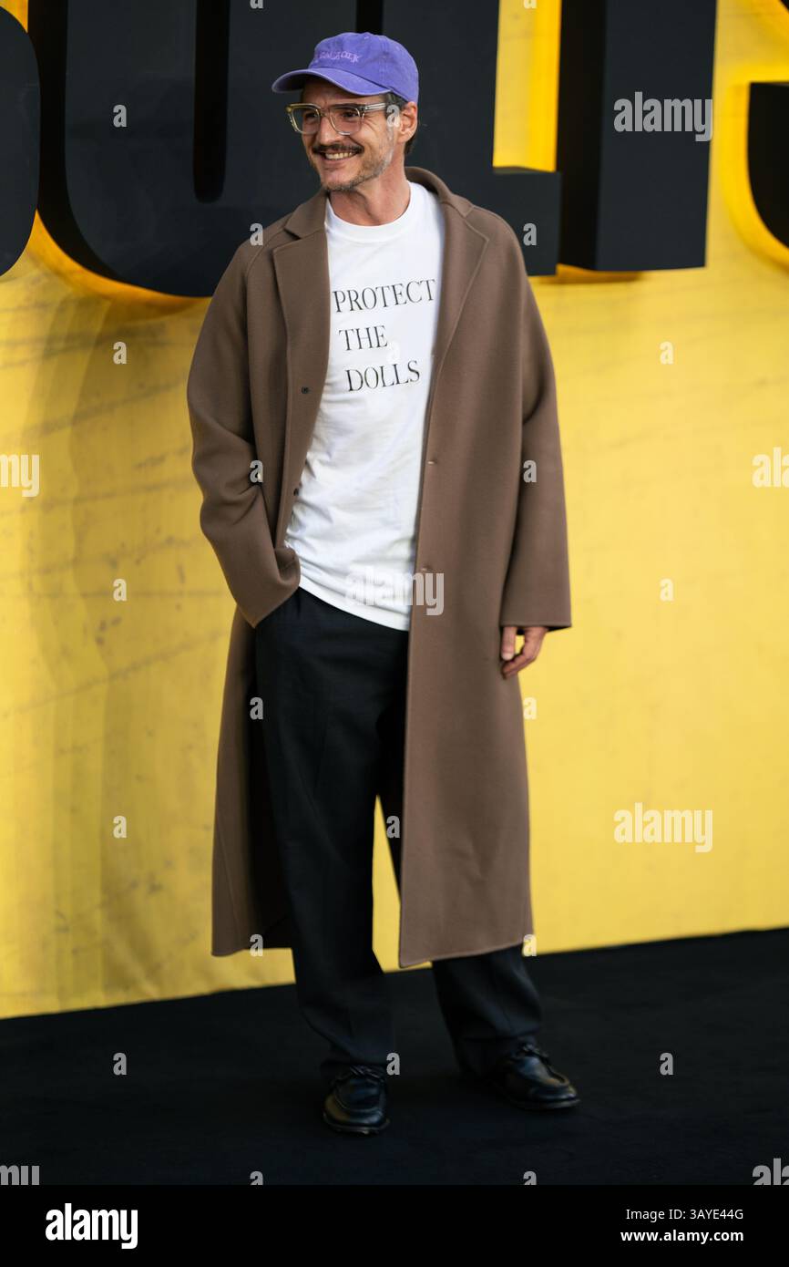 LONDON, ENGLAND - APRIL 22: Pedro Pascal attends the European Premiere ...