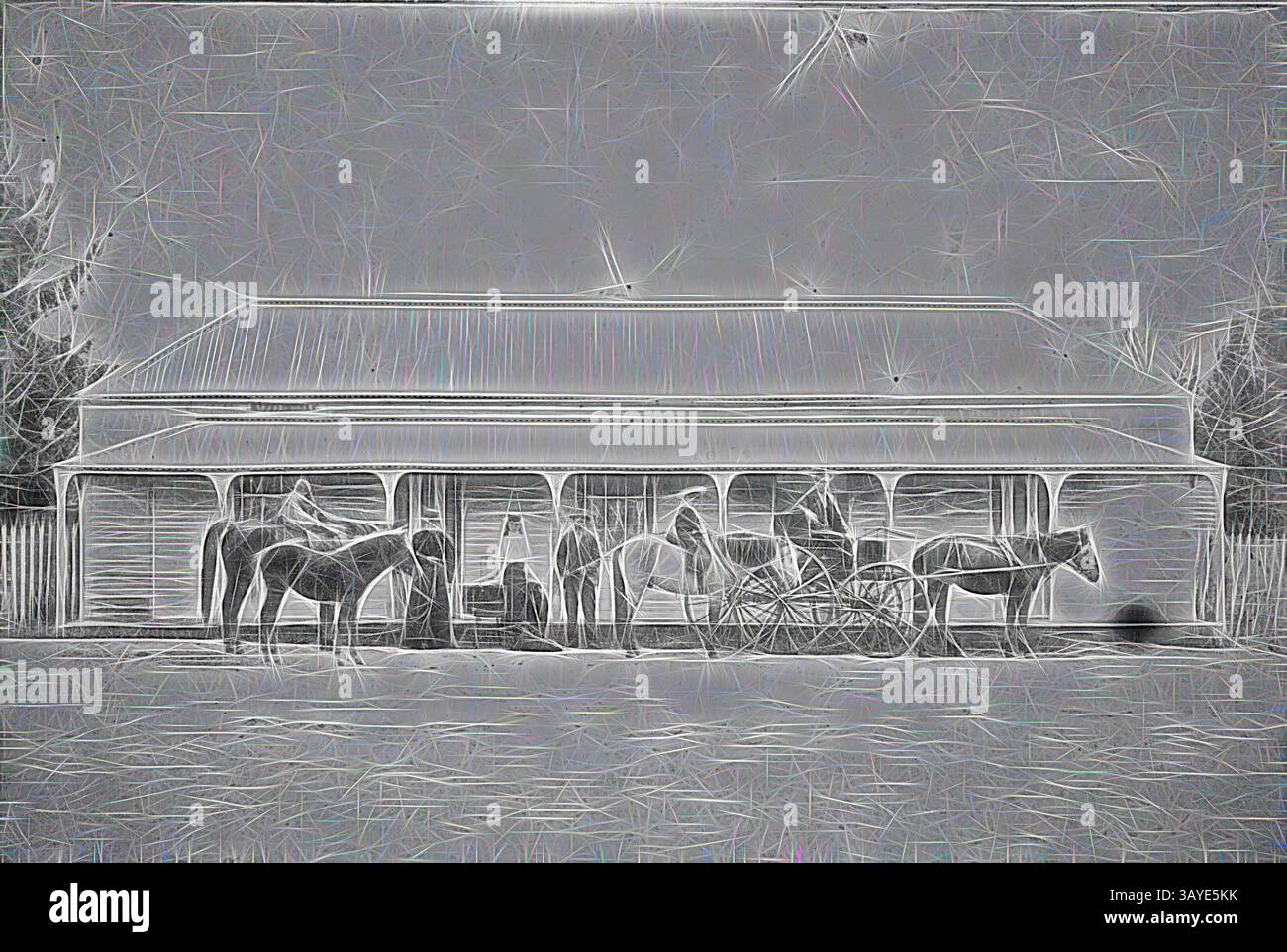 Rustic stable interior hi-res stock photography and images - Alamy