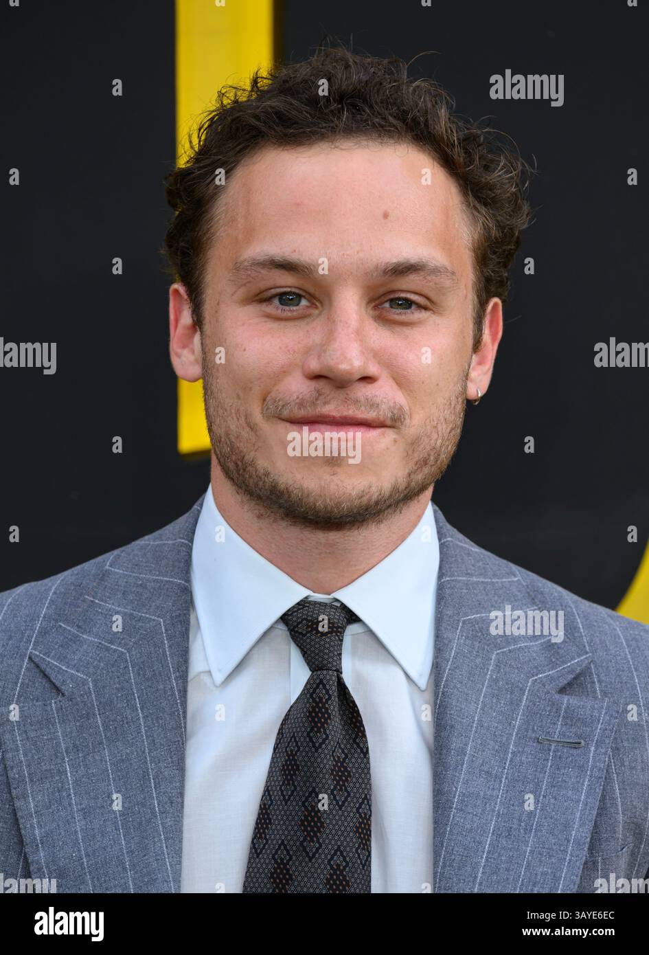 London, UK. April 22nd, 2025. Finn Cole arriving at the Thunderbolts ...