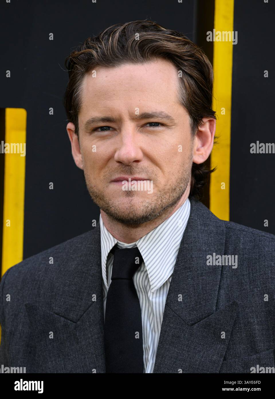London, UK. April 22nd, 2025. Lewis Pullman arriving at the ...