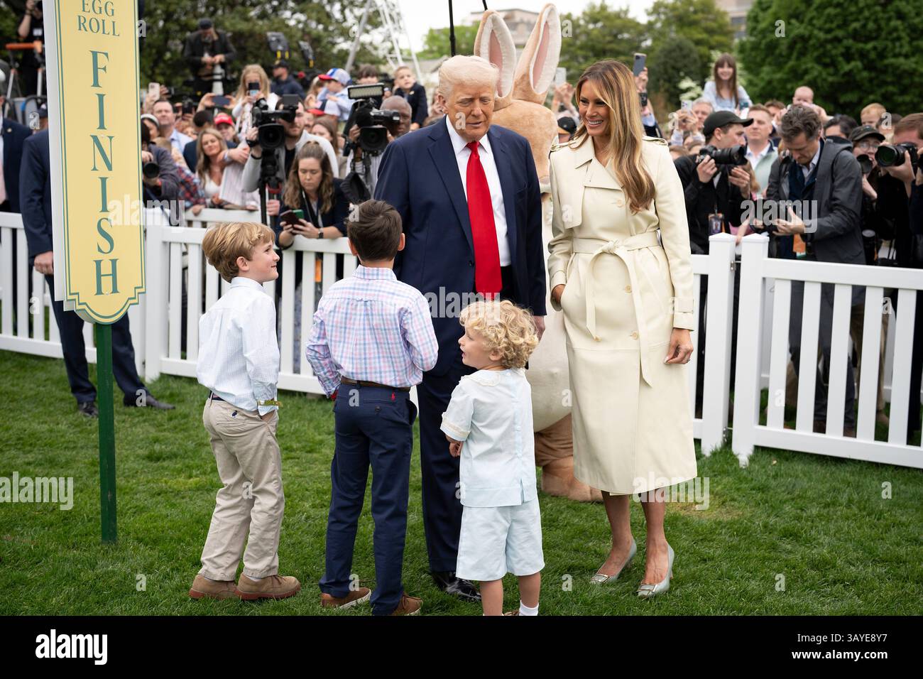 Washington, United States. 21st Apr, 2025. U.S President Donald Trump ...