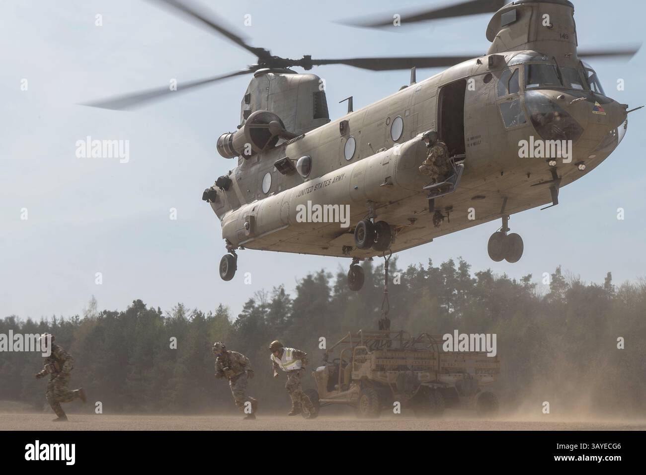 April 14, 2025 - Hohenfels Joint Multinational Re, Bayern, Germany - U ...