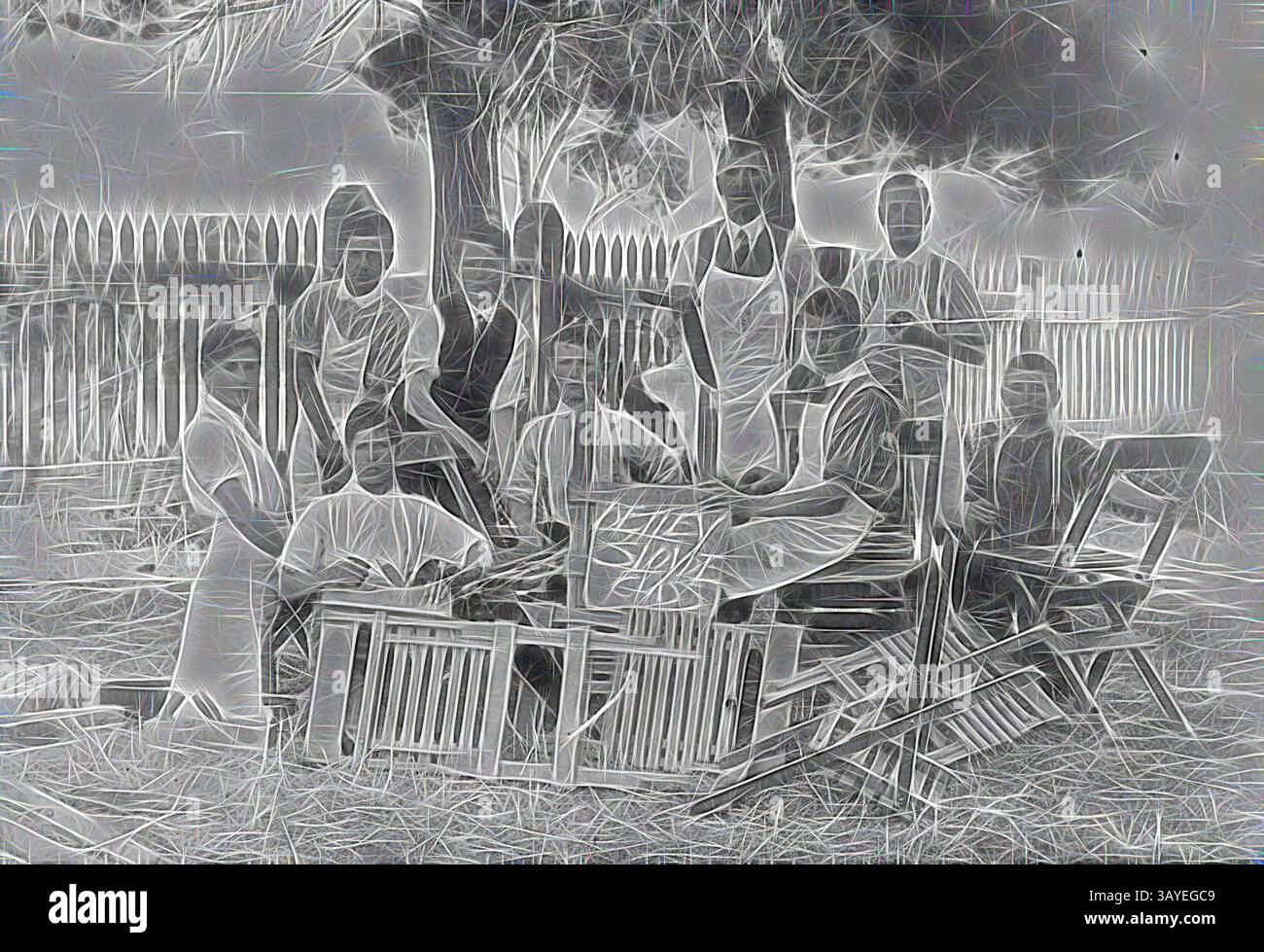 Group of individuals poses outdoors hi-res stock photography and images ...