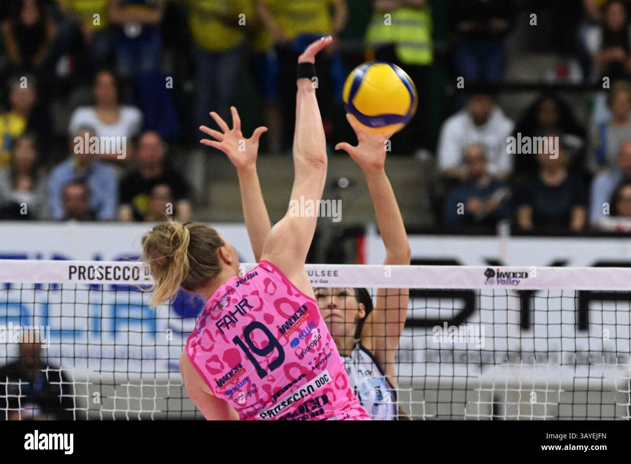 Treviso, Italy. 22nd Apr, 2025. Sarah Fahr ( Prosecco Doc Imoco ...