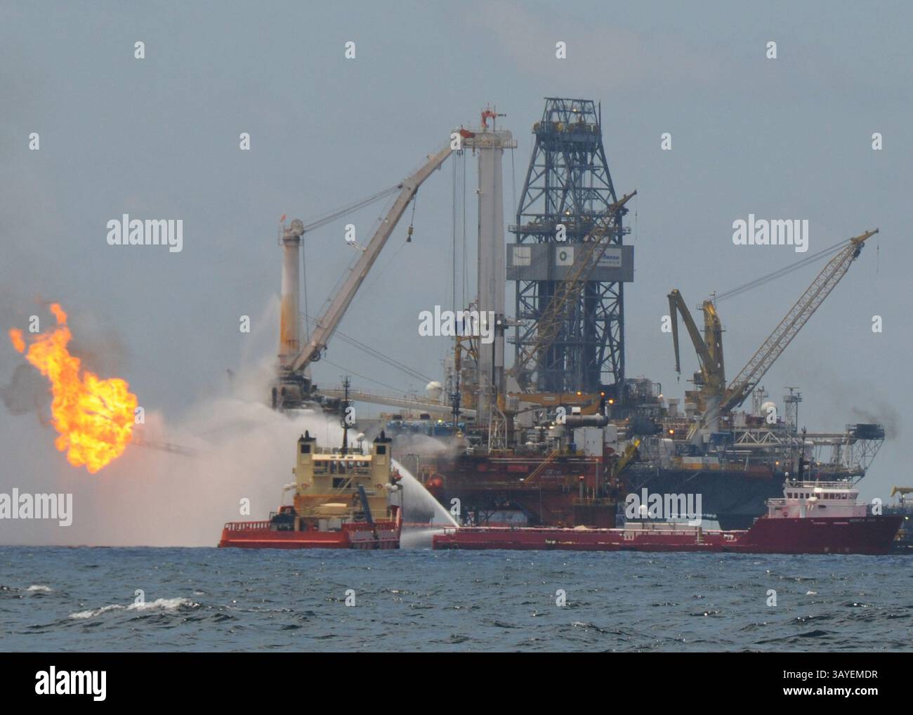 Jul 13, 2010 - Gulf of Mexico - The Q4000 flares off oil and gas ...