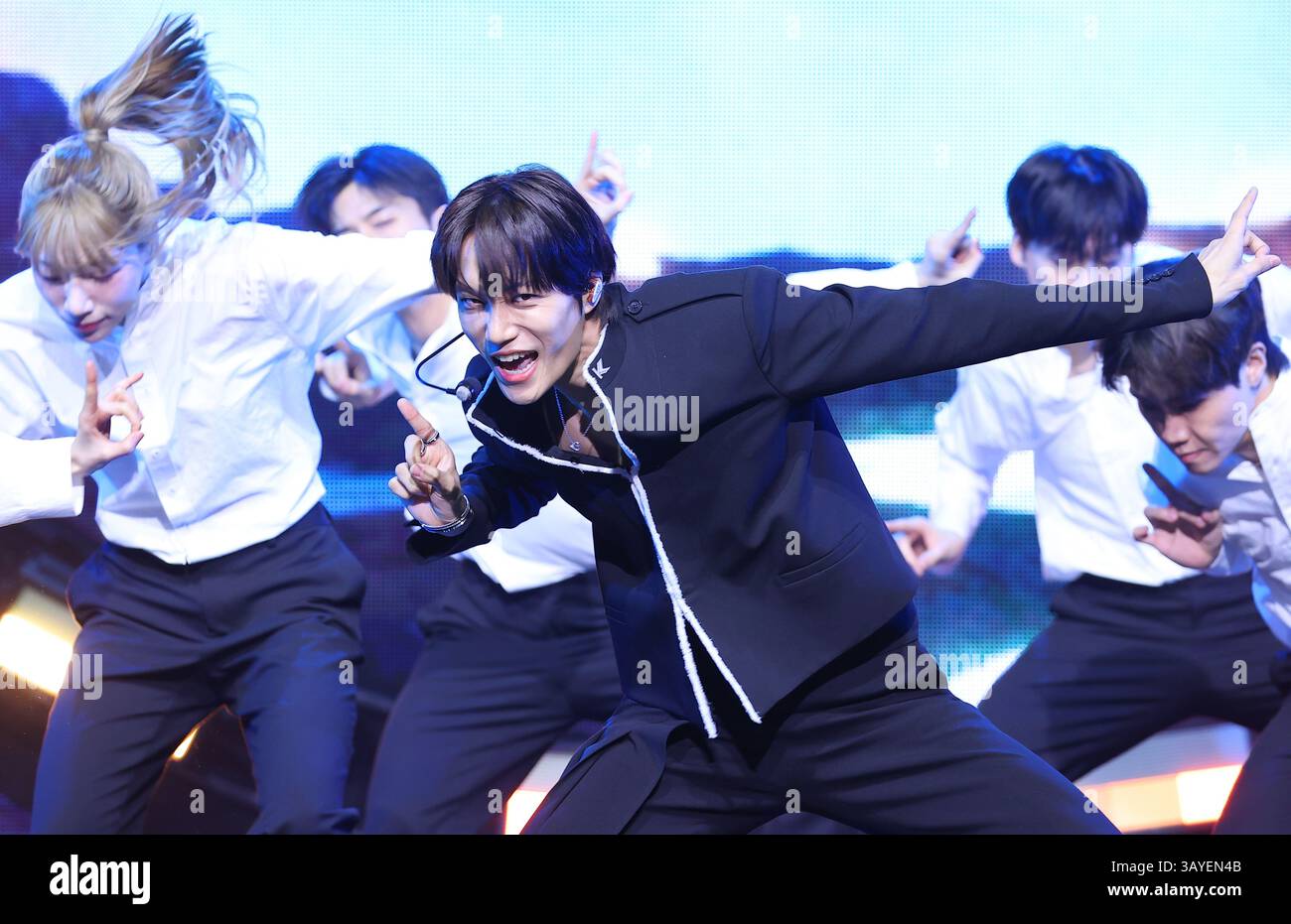 23rd Apr, 2025. S. Korean singer Kai Kai, a member of South Korean boy ...