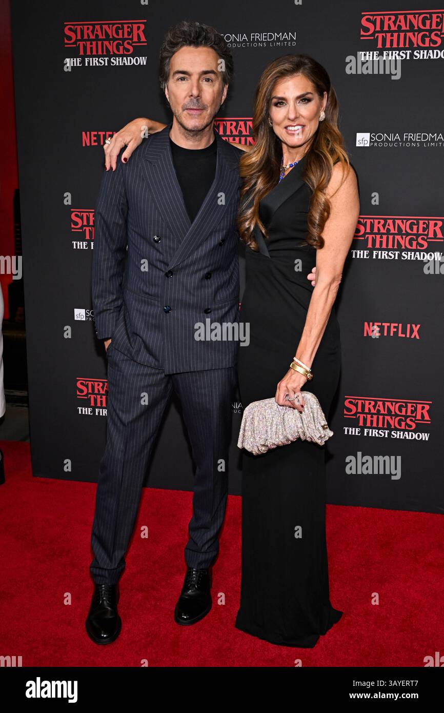 Shawn Levy, left, and Serena Levy attend "Stranger Things: The First ...