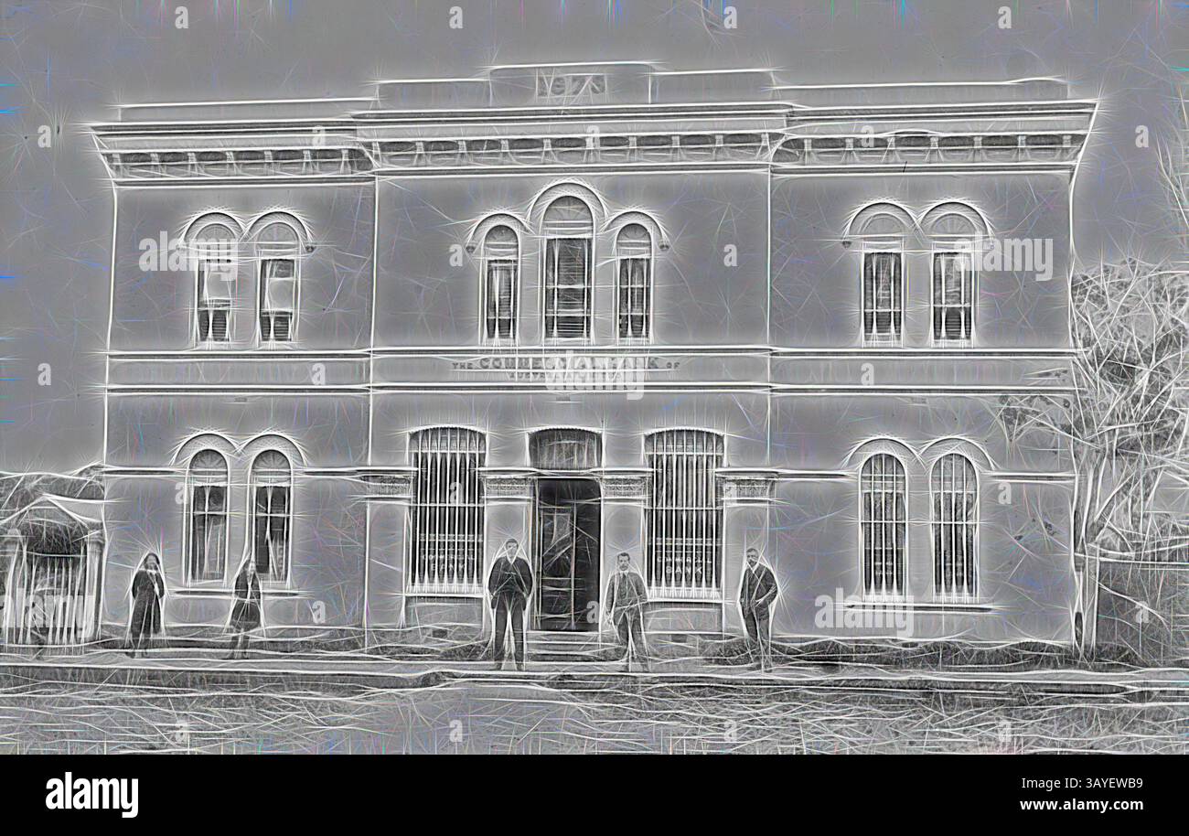 A historic bank building from 1875, featuring arched windows and ...