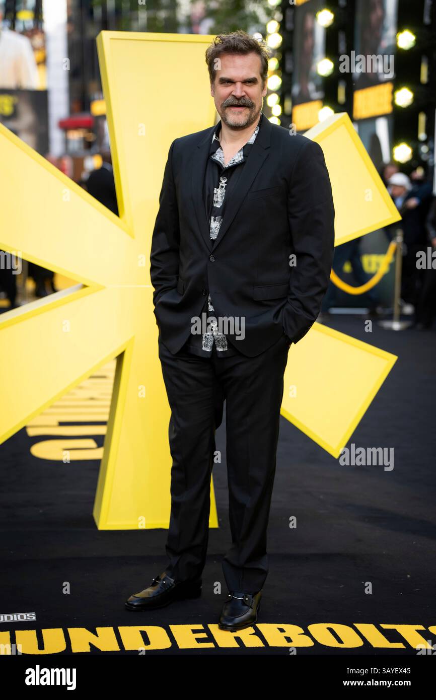 David Harbour poses for photographers upon arrival at a screening of ...
