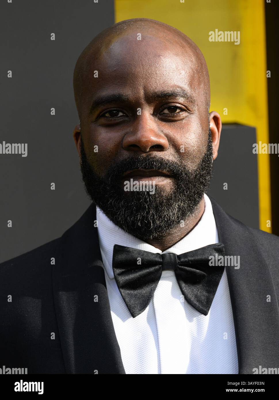 London, UK. April 22nd, 2025. Melvin Odoom arriving at the Thunderbolts ...