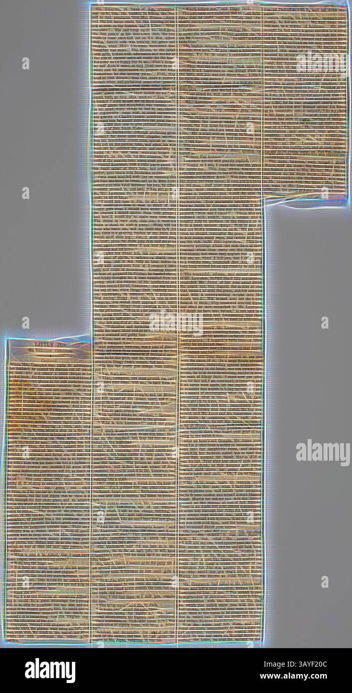 An old newspaper article featuring dense text with a historical context ...