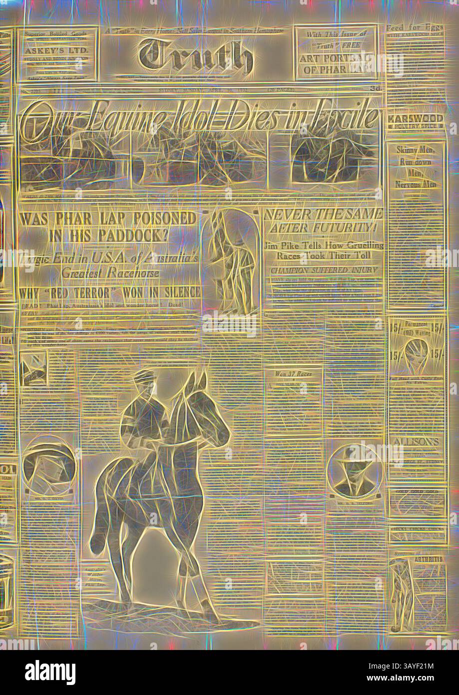 Historic newspaper page from hi-res stock photography and images - Alamy