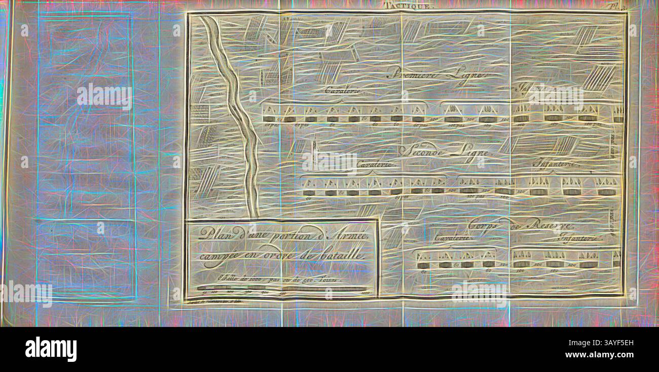 A historical map depicting a detailed layout of land and geographic ...