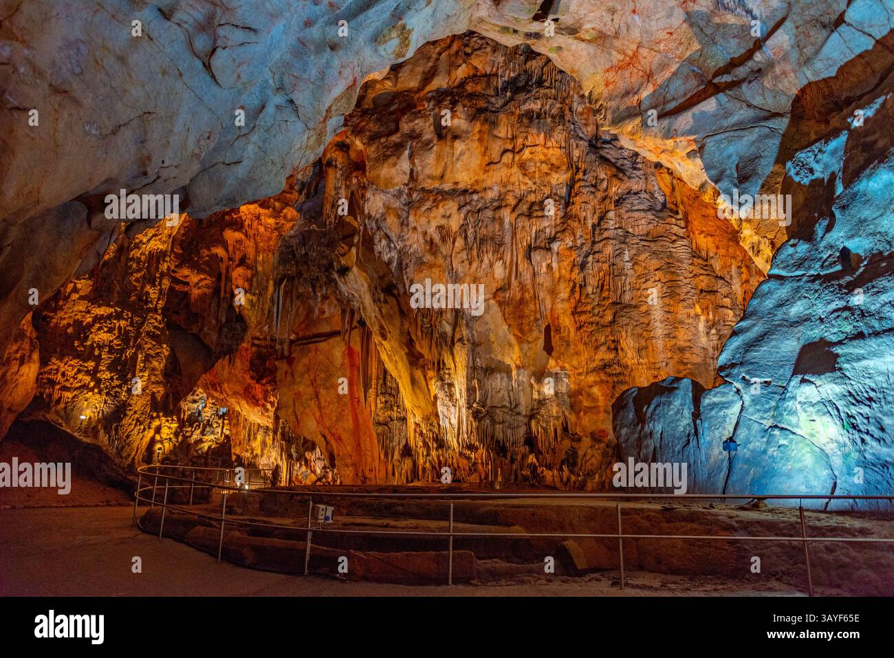 Interior of Domica cave in Slovakia.IMAGE Stock Photo - Alamy
