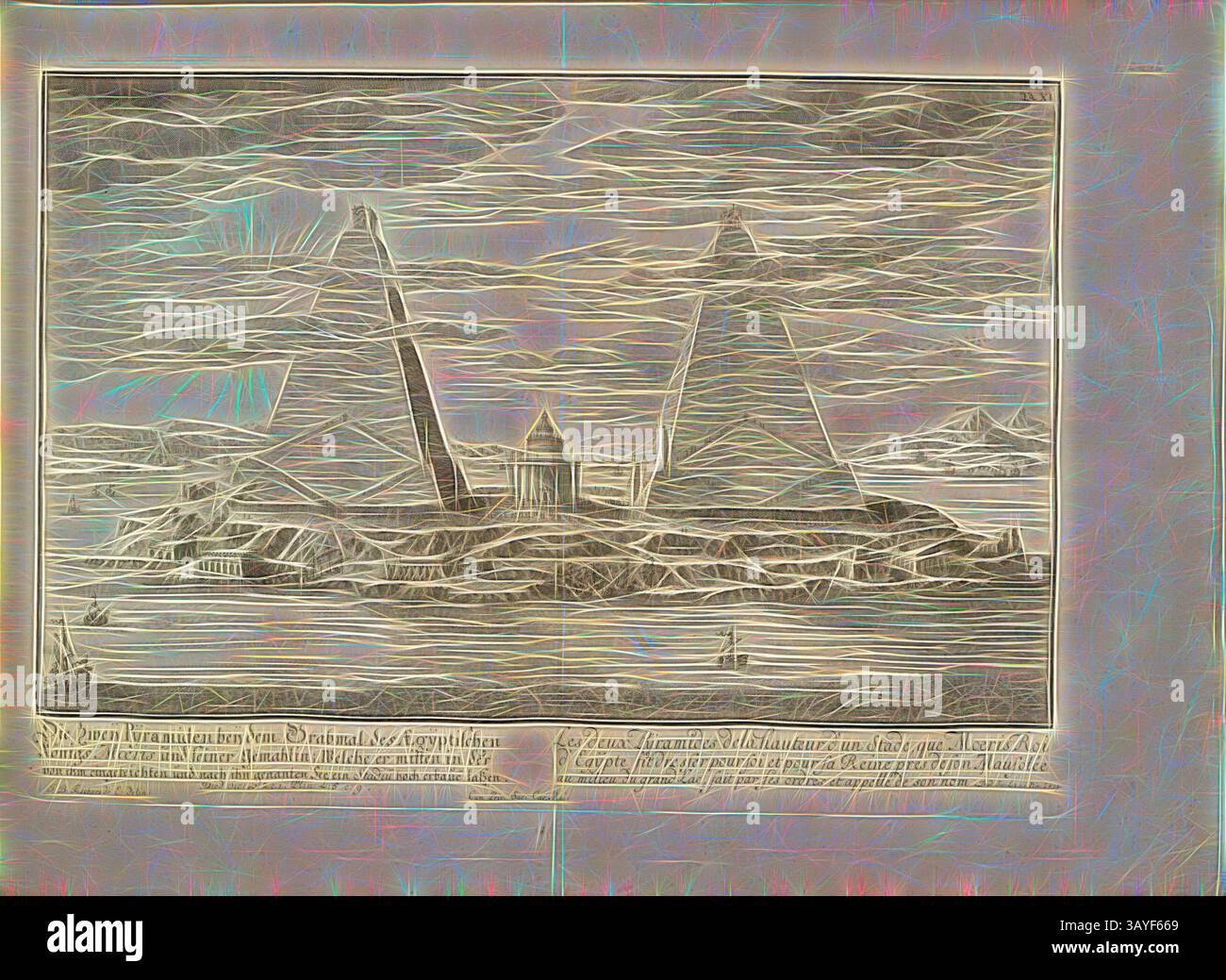 Two prominent pyramids hi-res stock photography and images - Alamy