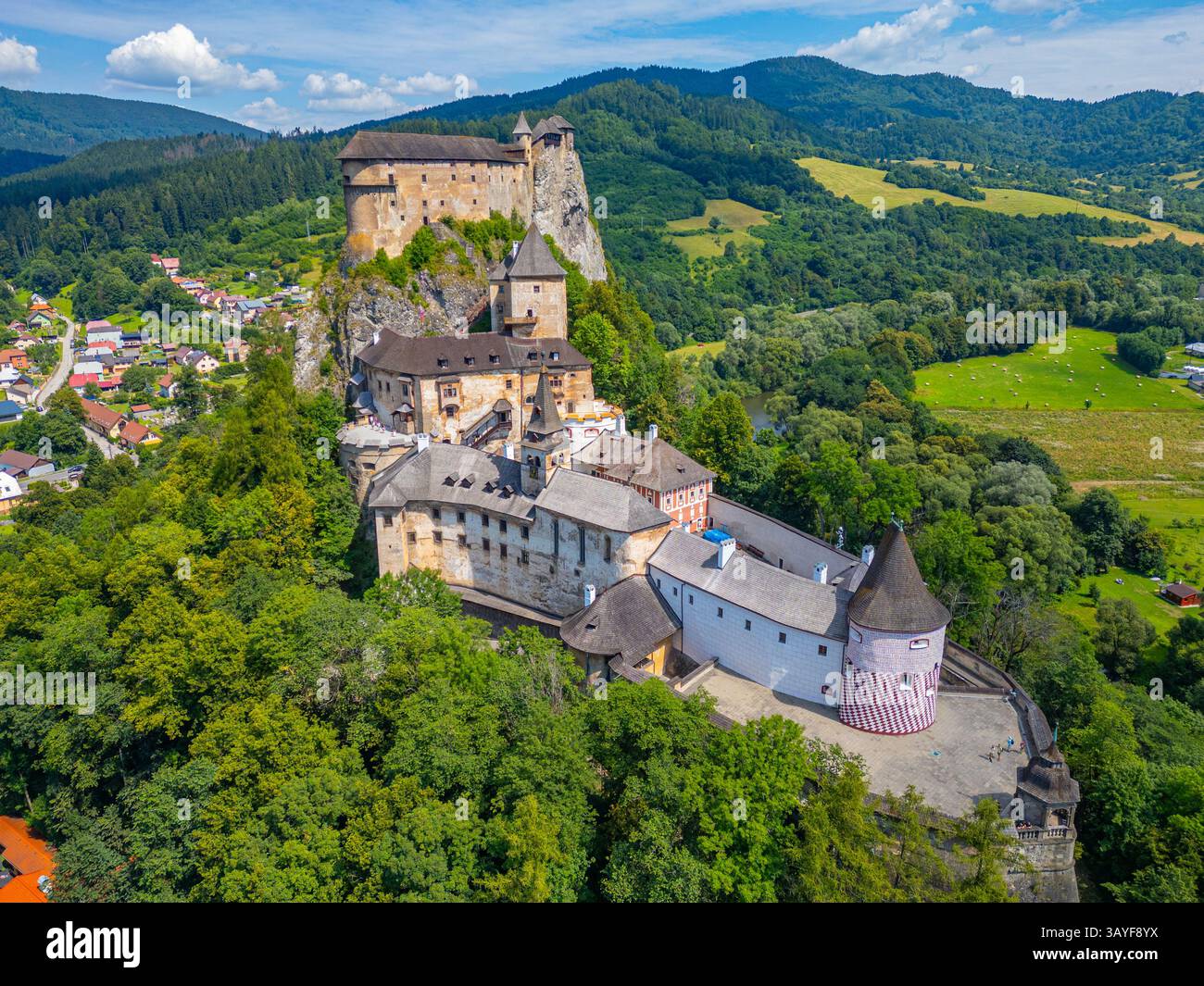Panorama view orava castle hi-res stock photography and images - Alamy