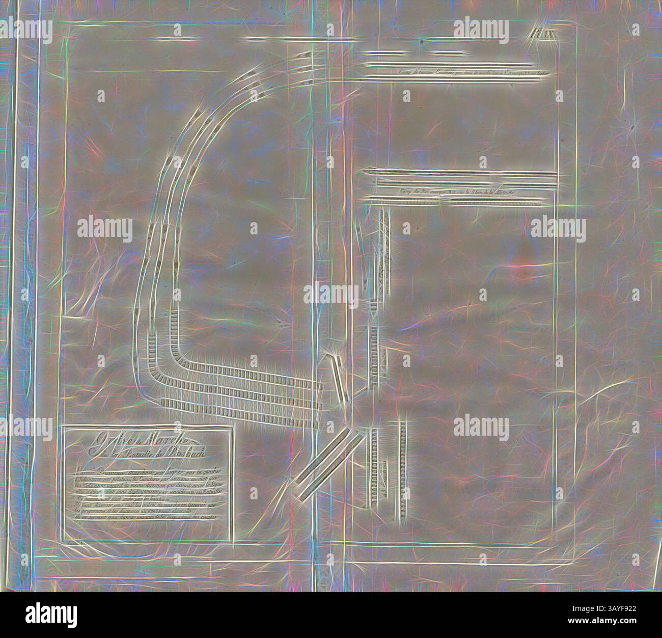 A detailed diagram showcases a railway network, featuring intricate ...