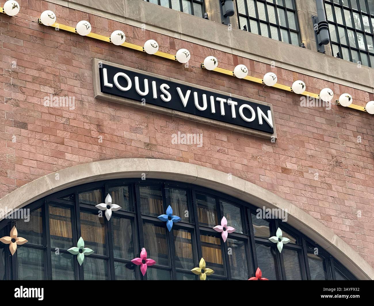 Louis Vuitton store, building exterior, New York City, New York, USA ...