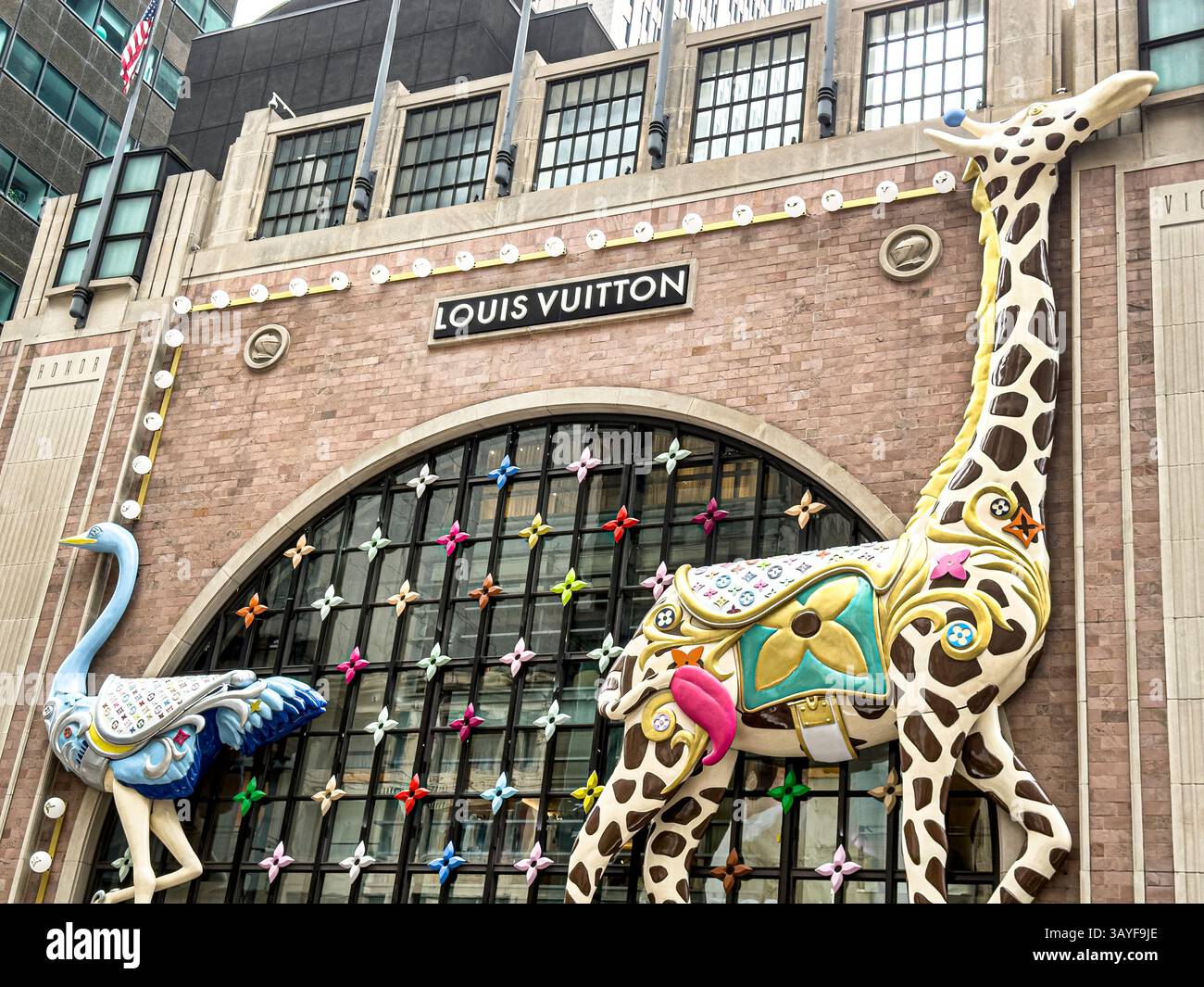 Louis Vuitton store, building exterior, New York City, New York, USA ...